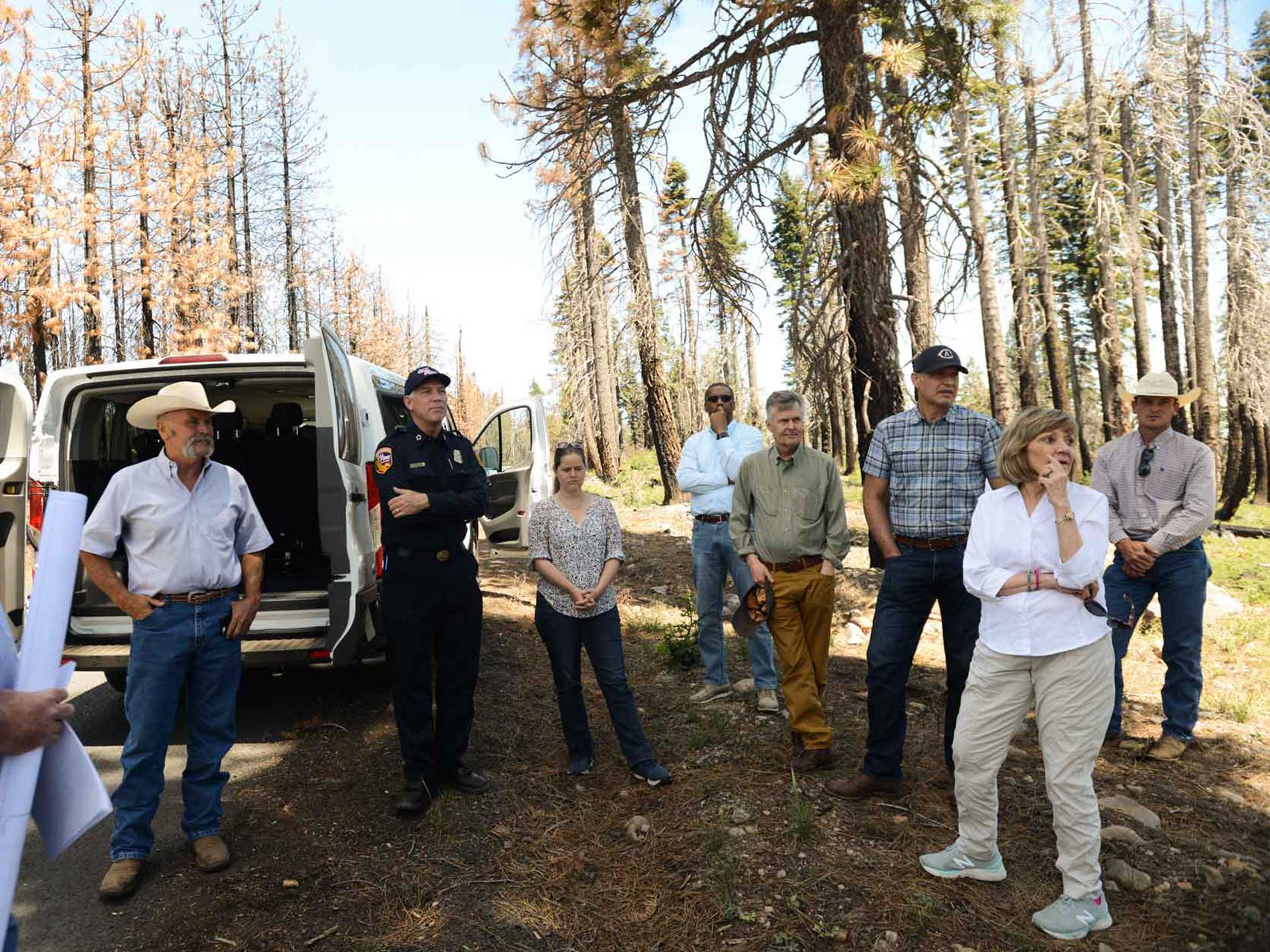 State Leaders Tour Grazing Allotment Decimated by Wildfire - CalResilient